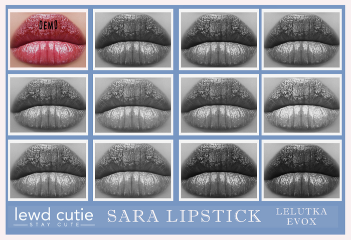 Second Life Marketplace [lewd Cutie] Sara Lipstick Lelutka Evox Demo